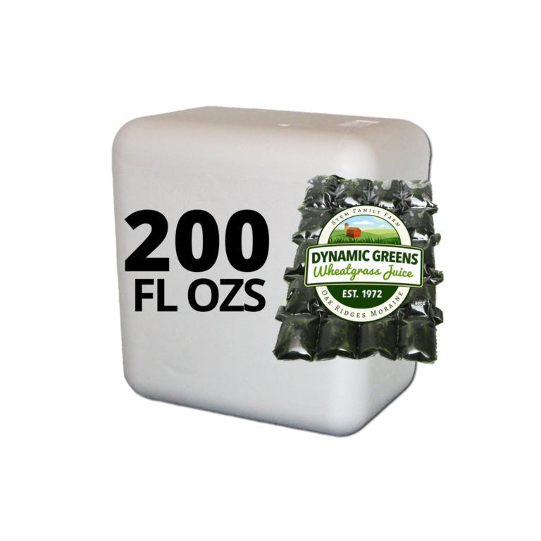 Flash FrozenWheatgrass Juice